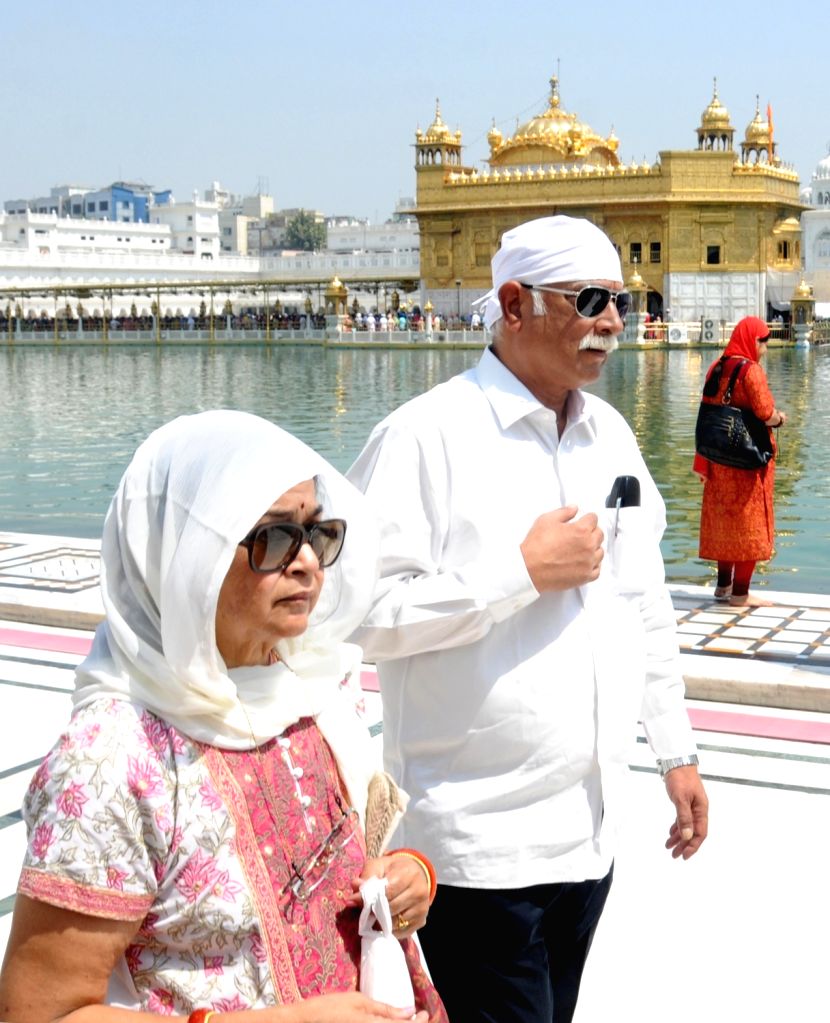 Ashok Gajapathi Raju Pusapati at Golden temple