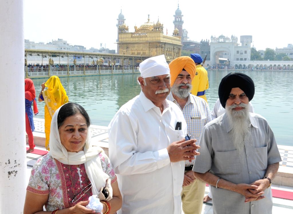 Ashok Gajapathi Raju Pusapati at Golden temple