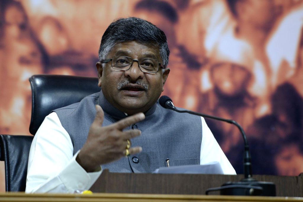 Ravi Shankar Prasad's press conference