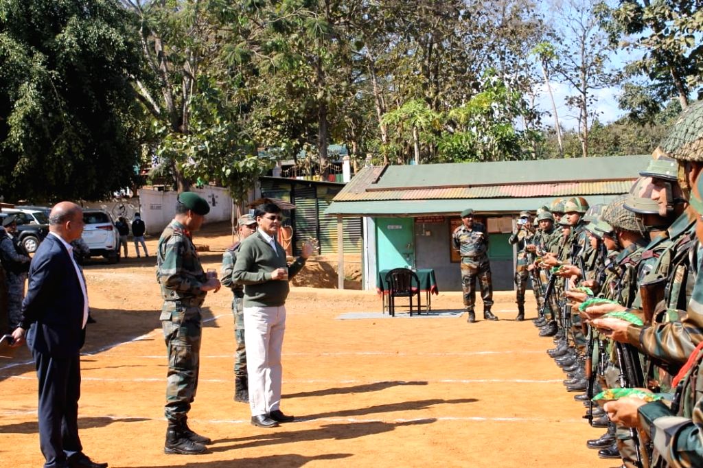 Union MoS Home reviews India-Myanmar border security, fencing work