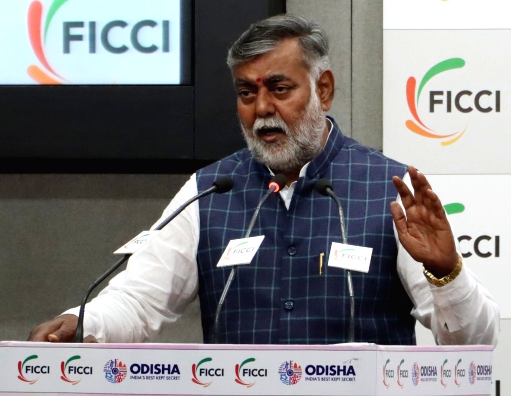Union Water Minister Prahlad Singh Patel addresses during the Virasat ...