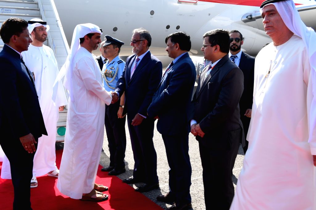 Sheikh Hamed Bin Zayed Al Nahyan arrives in India