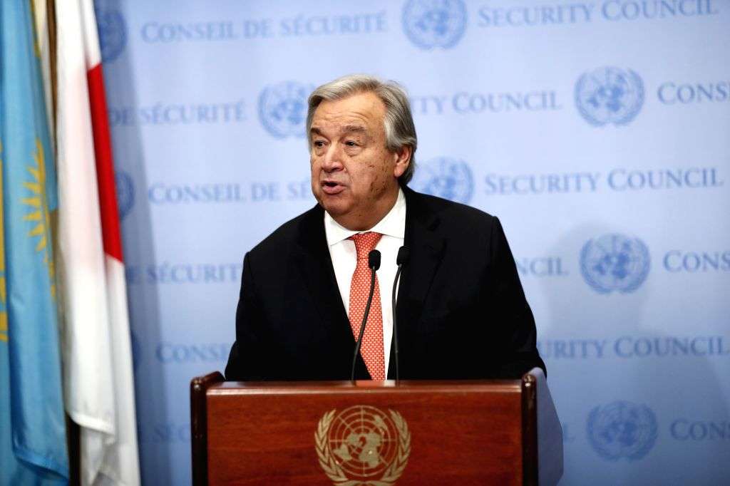 UN-SECRETARY-GENERAL-ANTONIO GUTERRES-ISRAELI-PALESTINIAN PEACE PROCESS ...