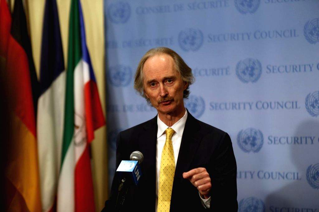 UN-SYRIA-SPECIAL ENVOY-PRESS ENCOUNTER