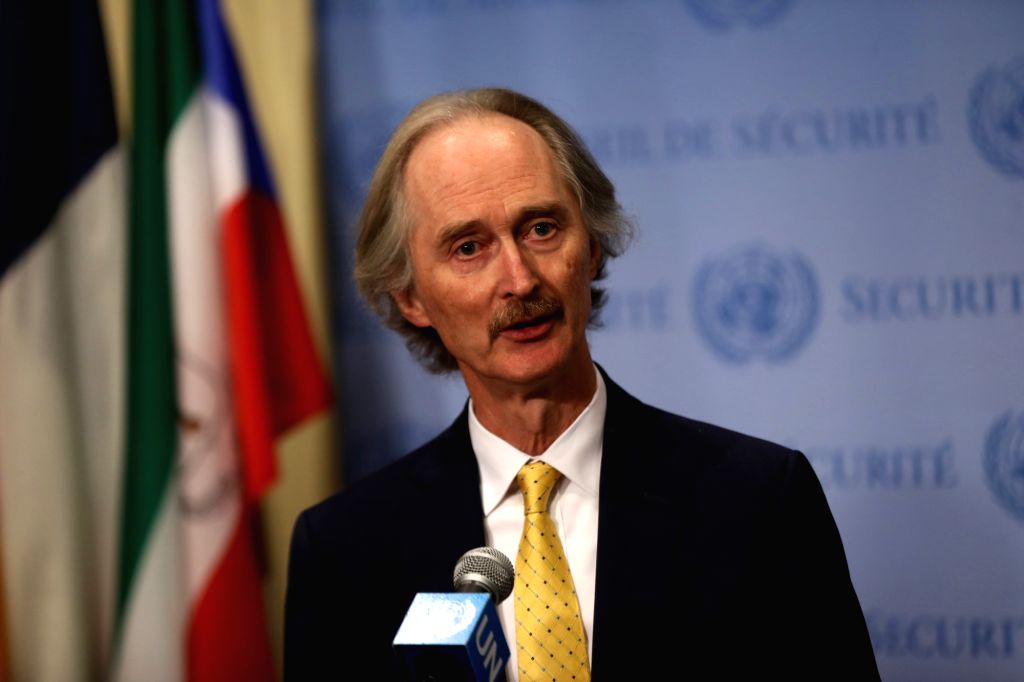 UN-SYRIA-SPECIAL ENVOY-PRESS ENCOUNTER