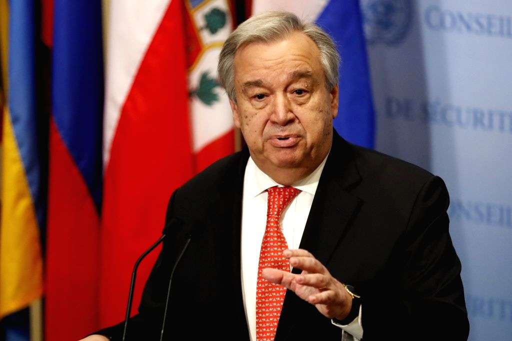 UN-ANTONIO GUTERRES-PRESS ENCOUNTER