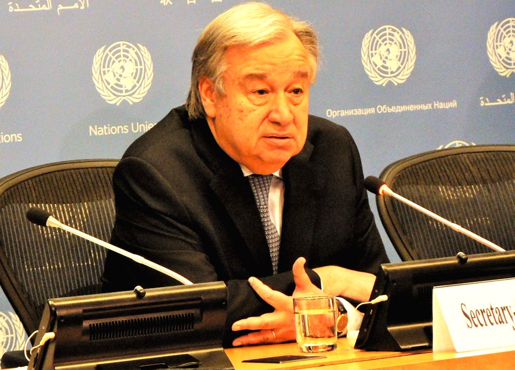 United Nations: UN Secretary-General Antonio Guterres addresses media