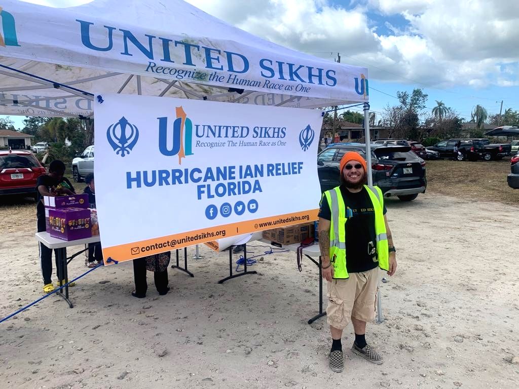 United Sikhs provides relief to hurricane-hit Florida