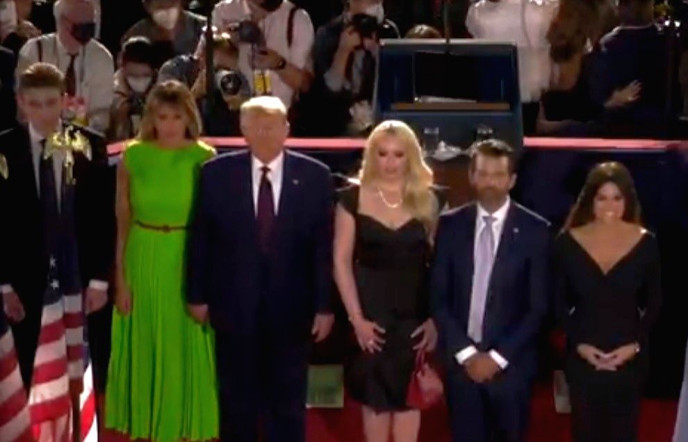 Free Photo: Preaching gospel of America First, Trump accepts renomination
