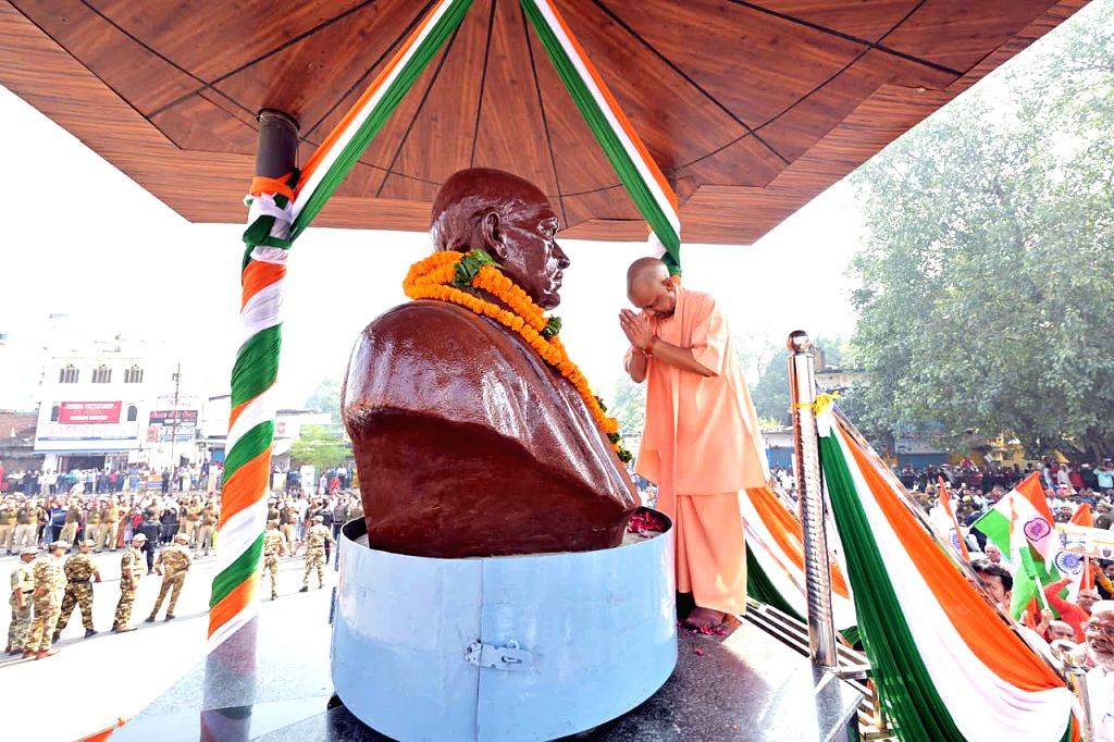 UP CM Yogi Adityanath leads ‘Ekta Yatra’
