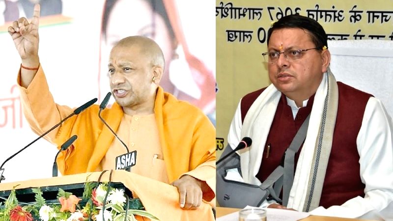 Free Photo:UP CM Yogi Adityanath will seek votes for CM Dhami, will ...