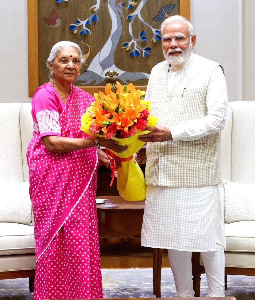 UP Governor Anandiben Patel meets PM Modi