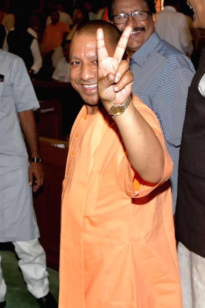 Yogi Adityanath at NDA Parliamentary Board meeting