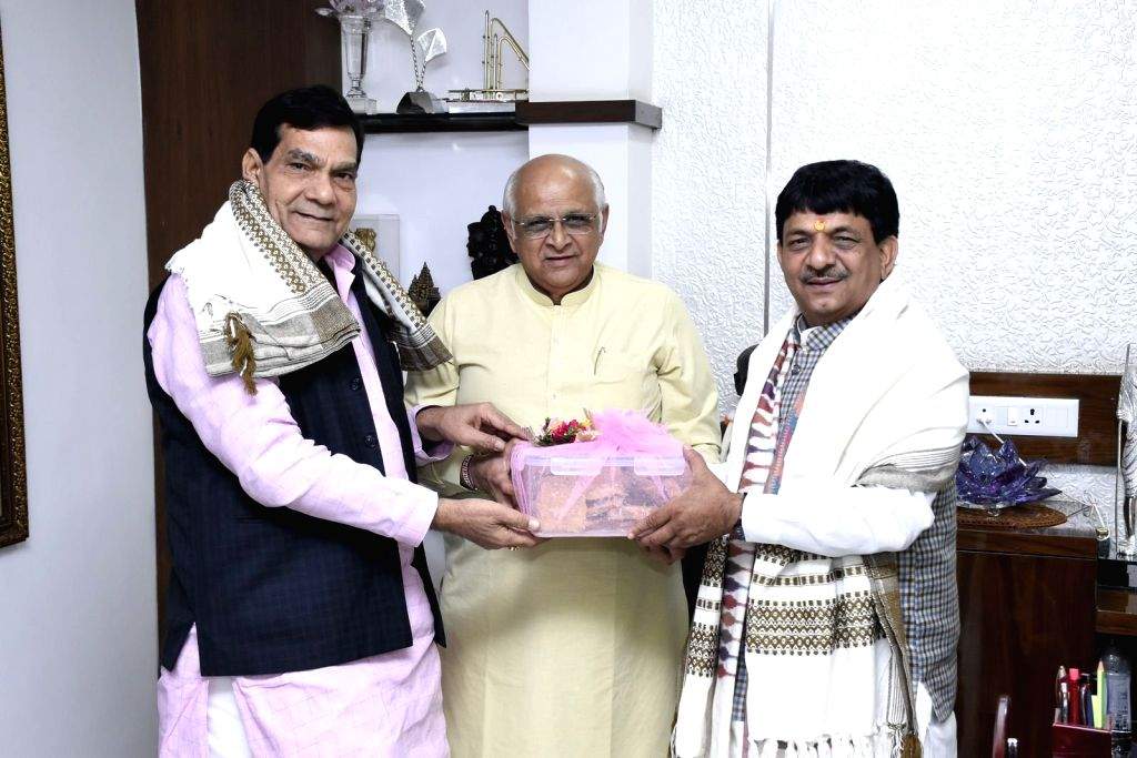 Uttar Pradesh Minister AK Sharma and UP Minister of State for Skill ...