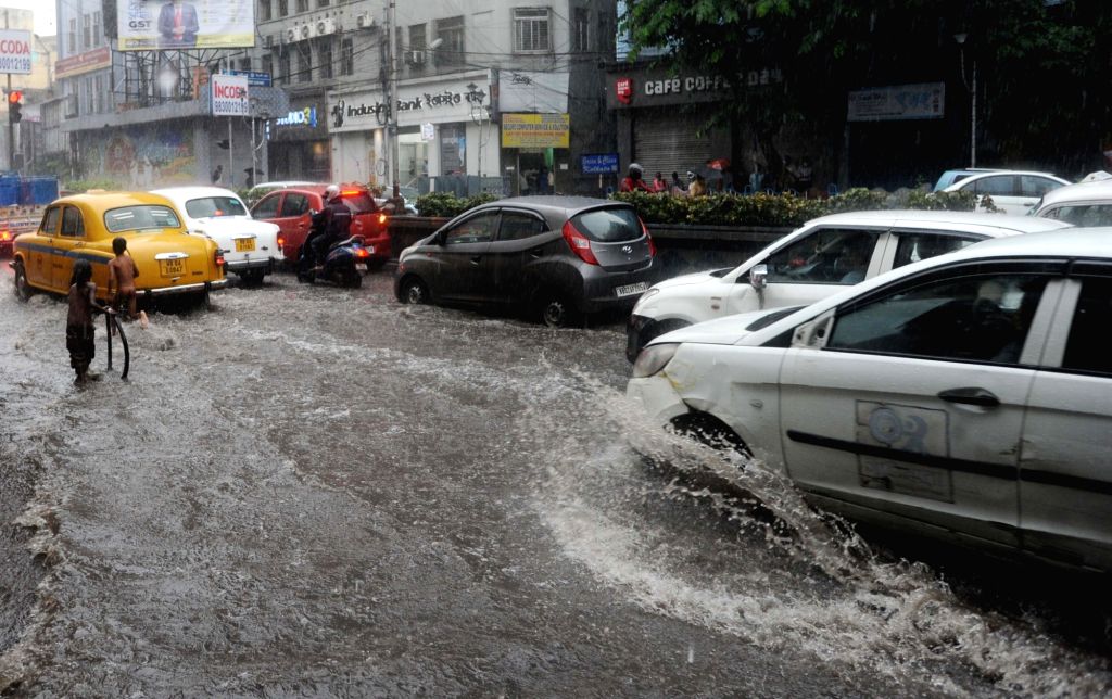 Heavy rains leave city waterlogged