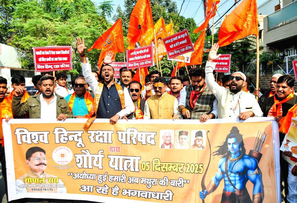 VHP Stages Protest