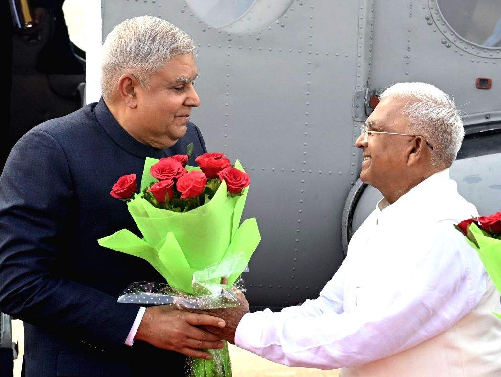 Vice-President,Jagdeep Dhankhar arrives in Madhya Pradesh