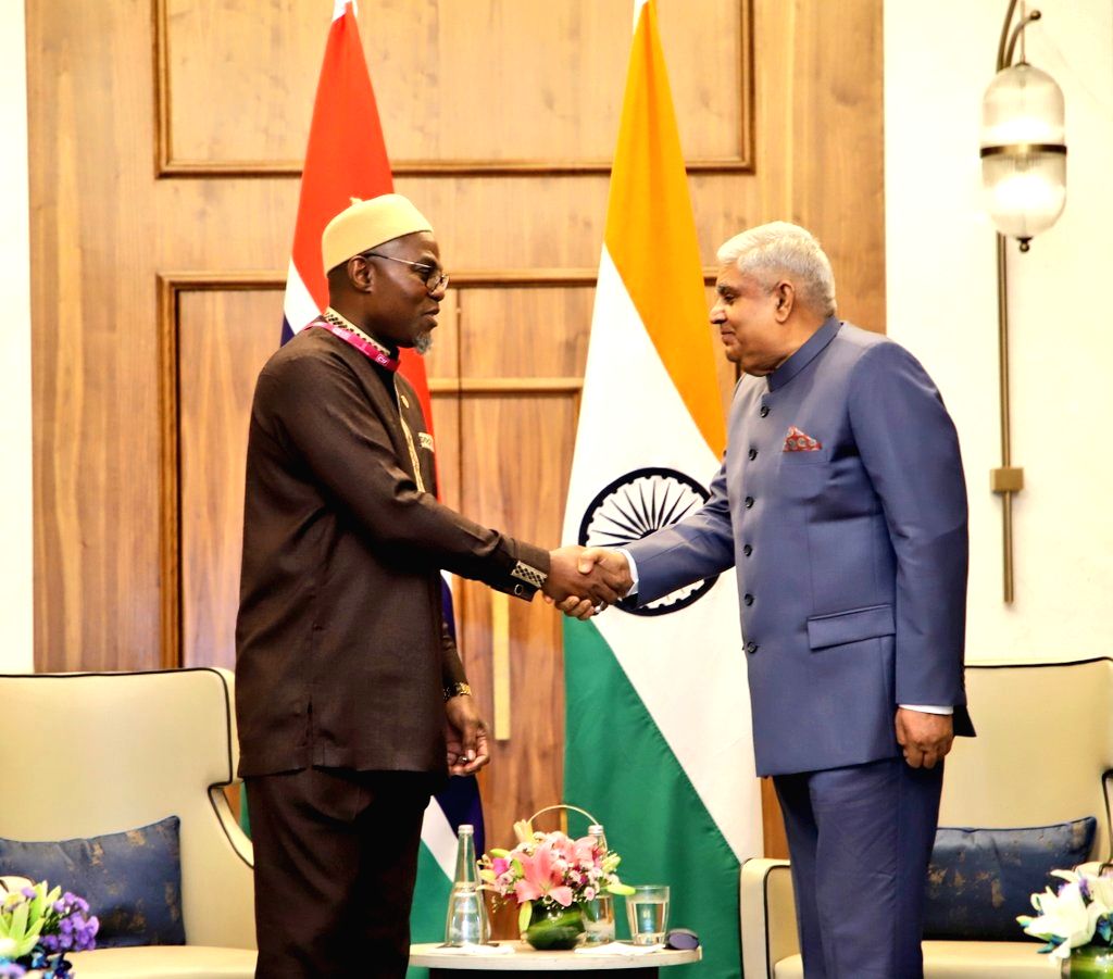 New Delhi : Vice President Jagdeep Dhankhar with Vice President of the ...
