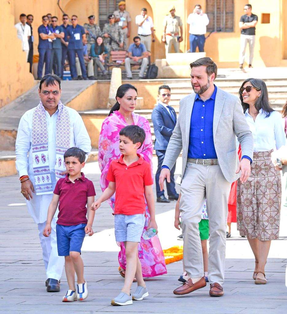 Vice President JD Vance, along with family in Rajasthan