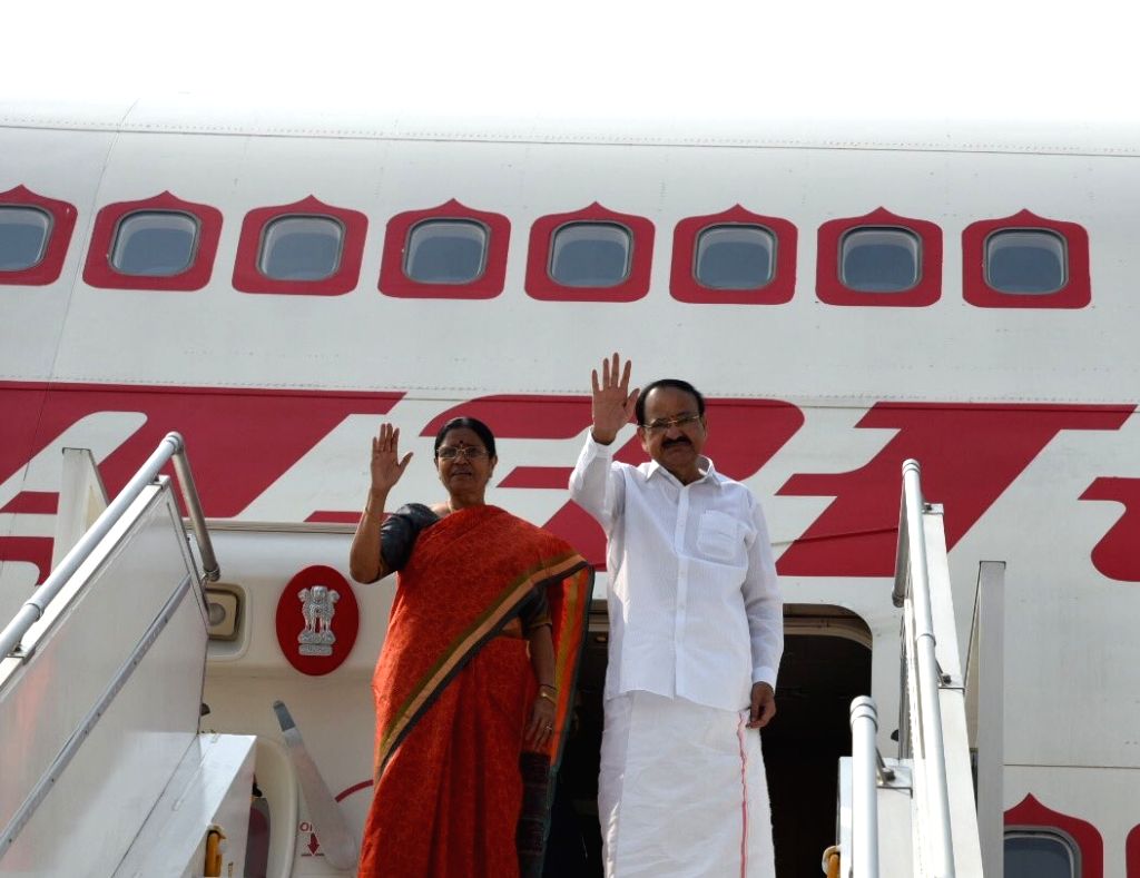 Venkaiah Naidu departs for Azerbaijan