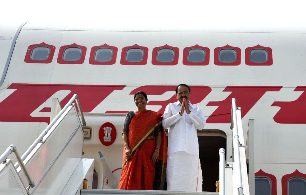 Venkaiah Naidu departs for Azerbaijan