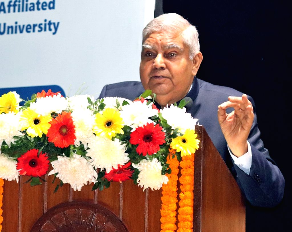 Vice-President of India, Jagdeep Dhankhar addresses the gathering