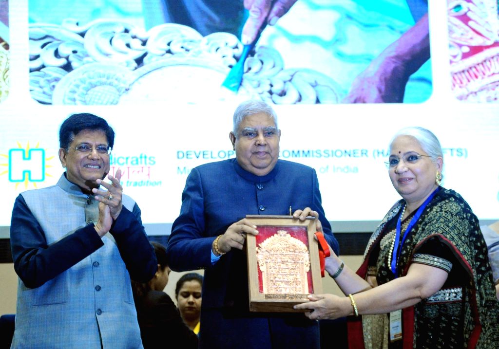 Vice President of India Jagdeep Dhankhar being felicitated