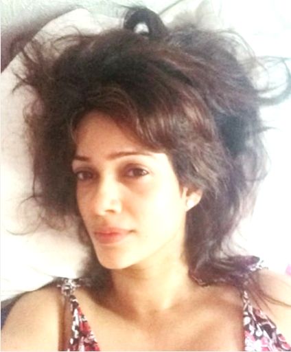 Free Photo: Vidya Malavade posts a morning bed-hair selfie