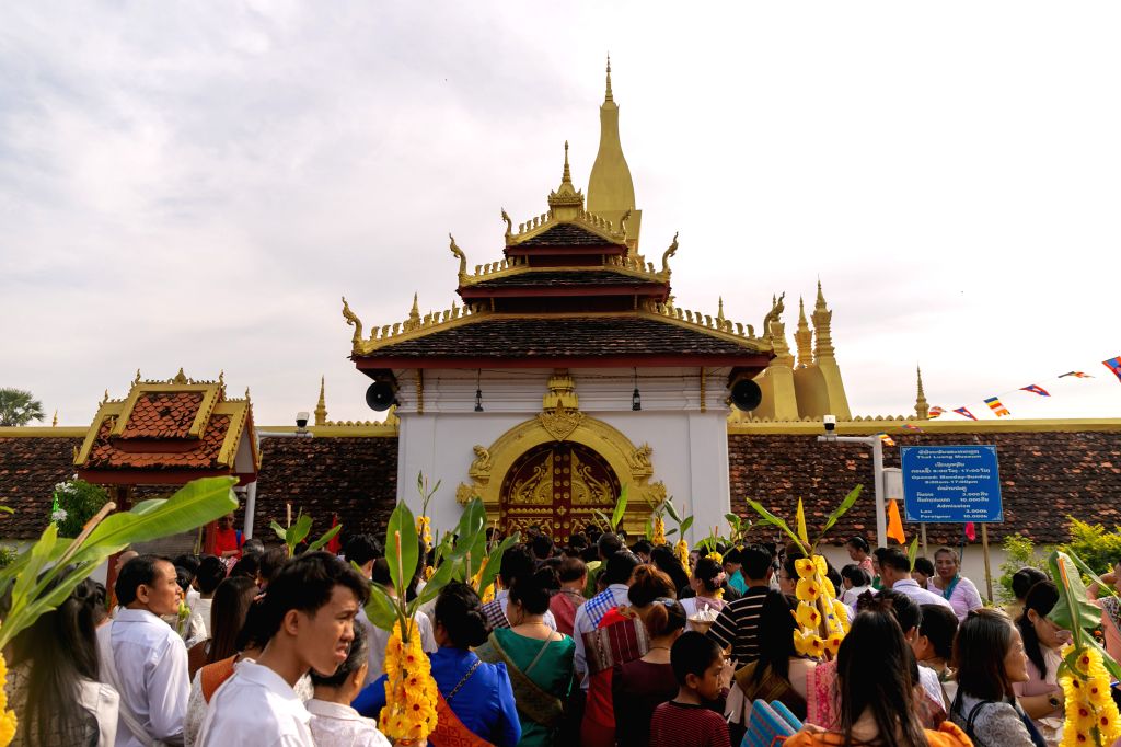 LAOS-VIENTIANE-THAT LUANG FESTIVAL