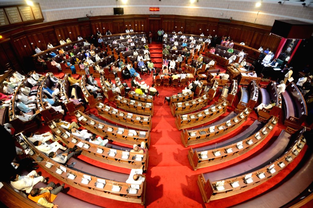 : Kolkata : View of State Legislative Assembly during Oath taking ...