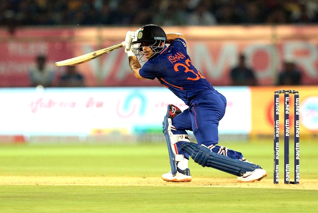 :Visakhapatnam:India's Ishan Kishan bats during the third Twenty20 ...