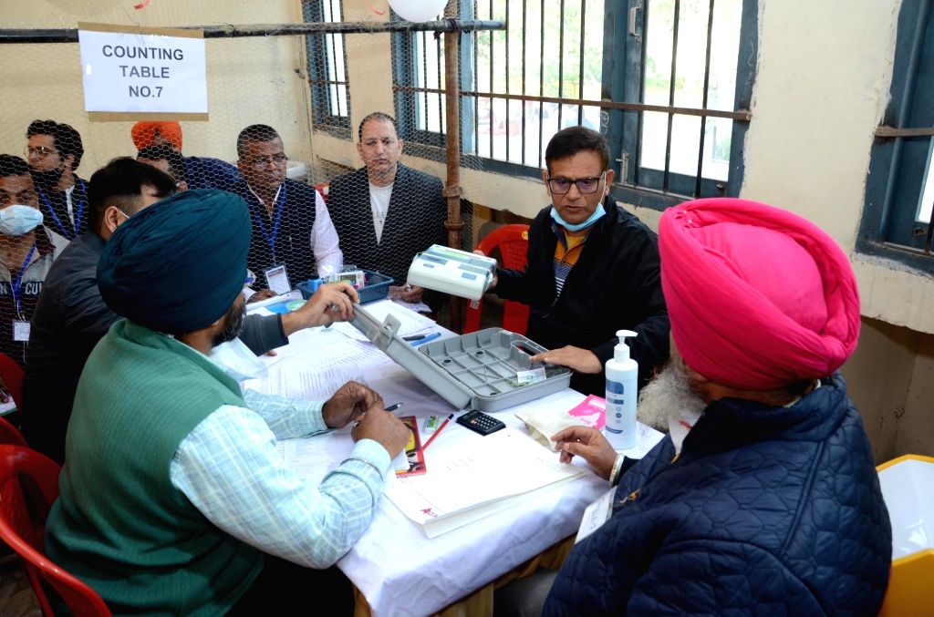Votes Counting of Punjab Assembly Elections underway at the counting ...