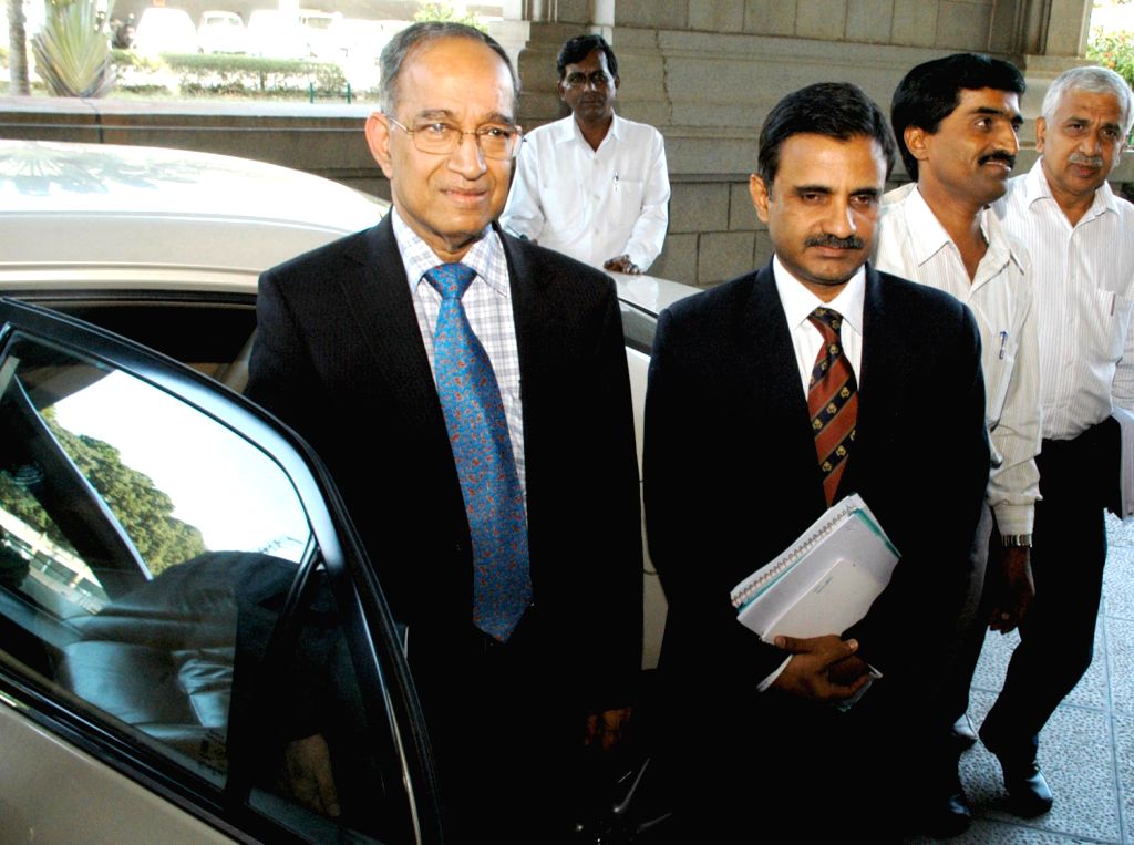 VS Sampath, Chief Election Commissioner of India arriving for Karnataka ...