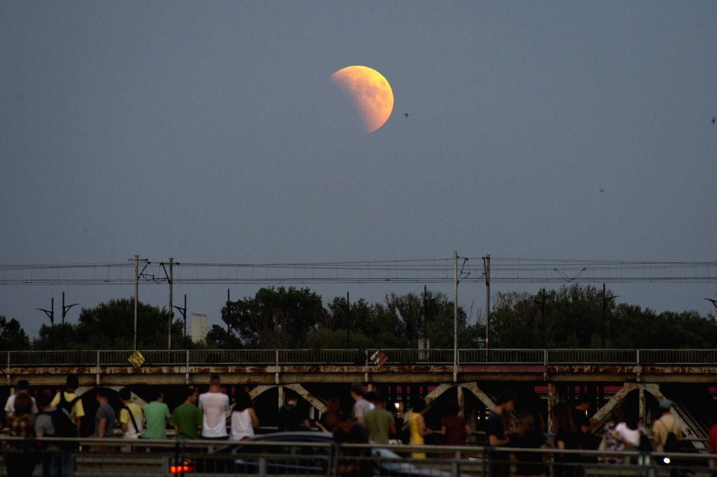 POLAND-WARSAW-LUNAR ECLIPSE