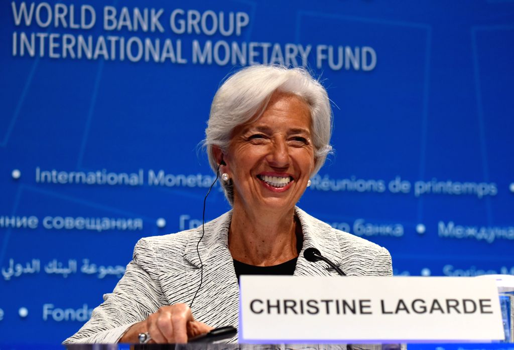 U.S.-WASHINGTON D.C.-IMF-CHRISTINE LAGARDE-PRESS CONFERENCE