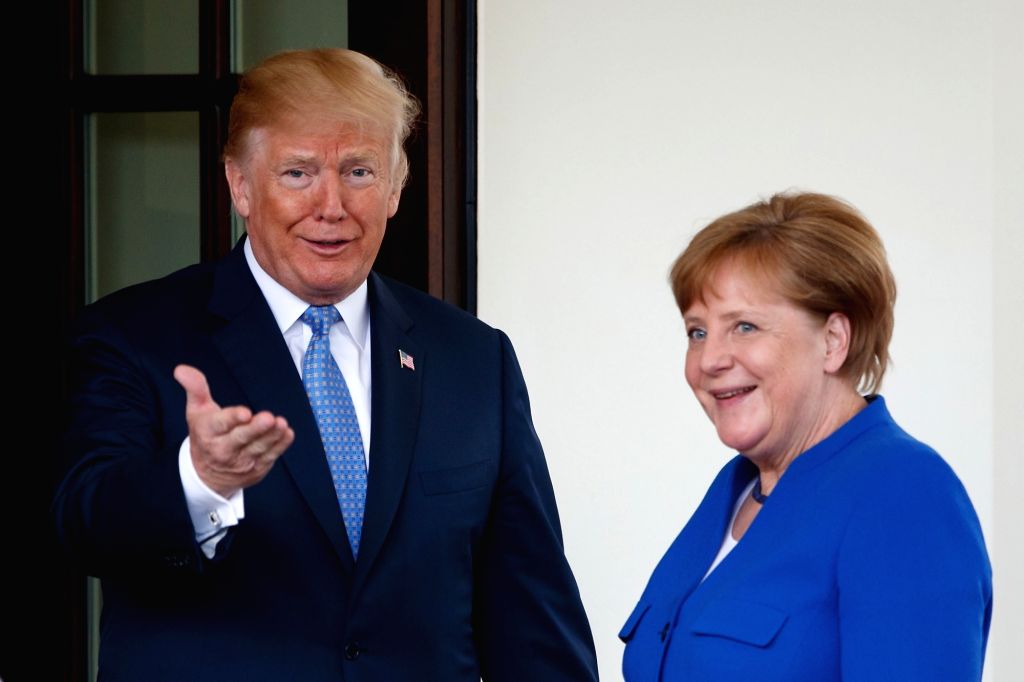U.S.-WASHINGTON D.C.-TRUMP-GERMANY-MERKEL-MEETING