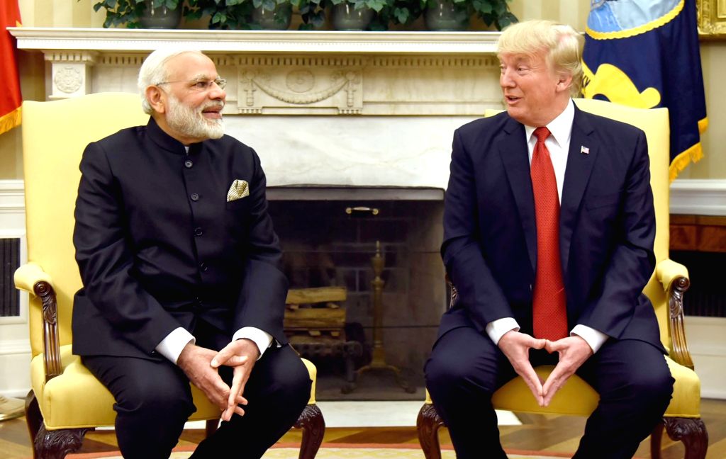 Washington DC: Modi meets US President Donald Trump at White House