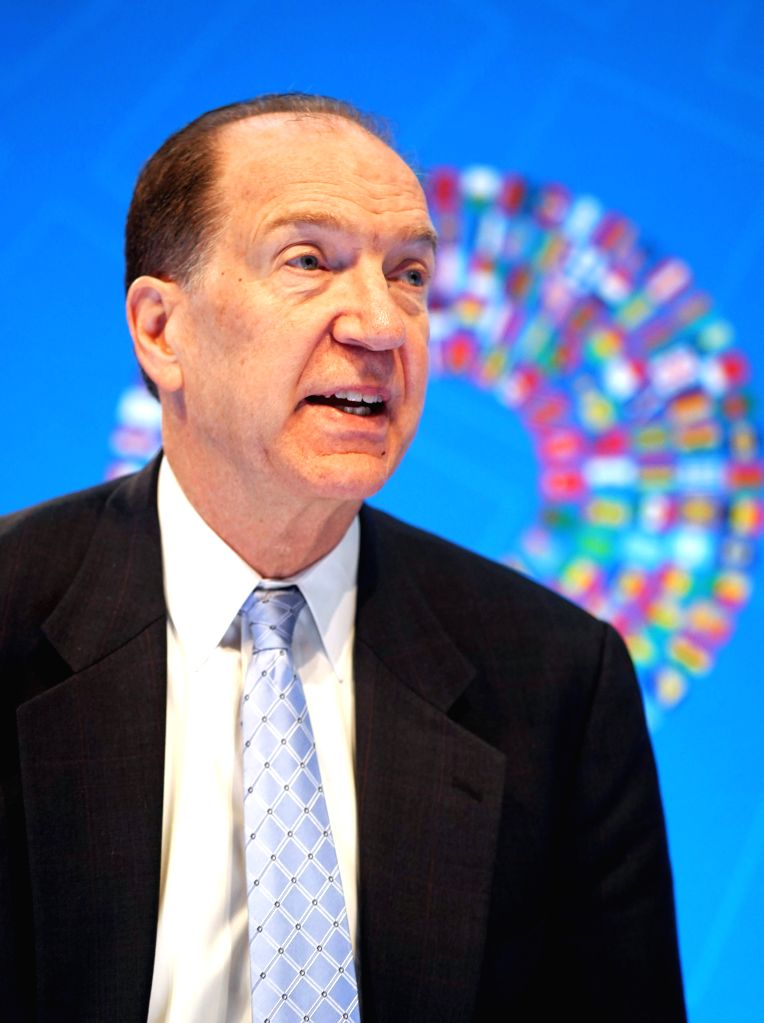 U.S.-WASHINGTON-DAVID MALPASS-WORLD BANK-PRESS CONFERENCE