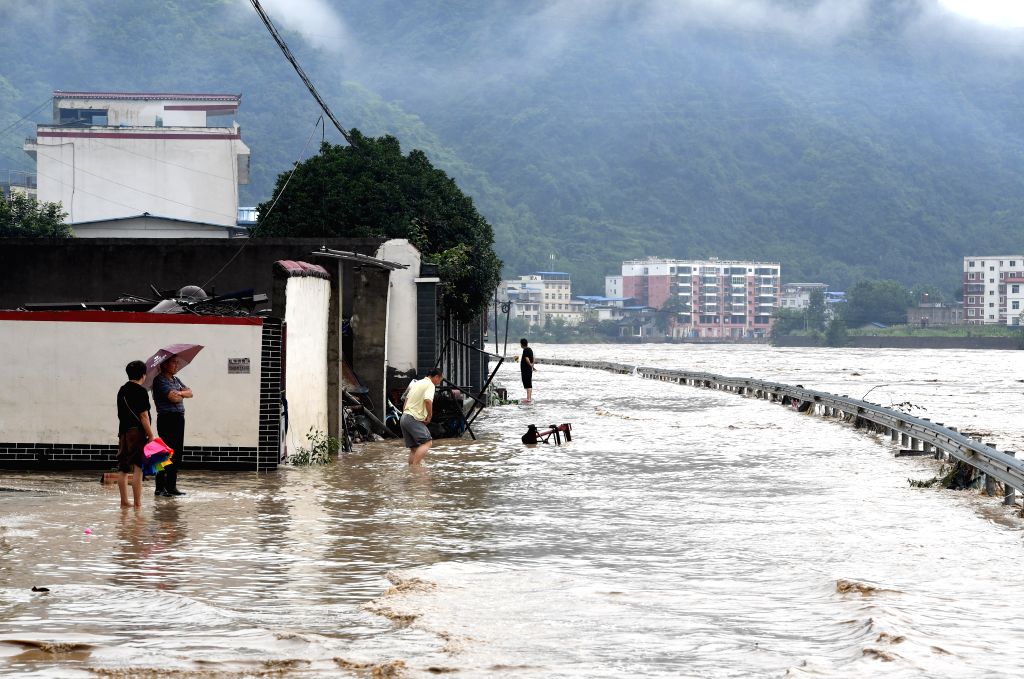 CHINA-GANSU-HEAVY RAINFALL