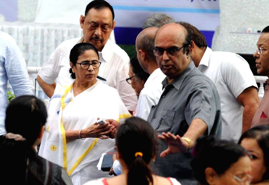 West Bengal Chief Minister Mamata Banerjee addresses during the ...