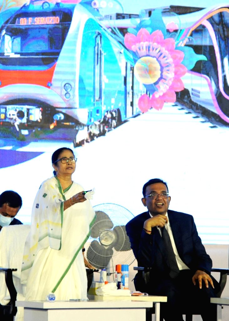 : Kolkata: WB CM Mamata Banerjee during the inauguration of Titagarh ...
