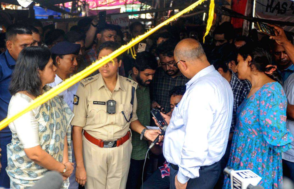 West Bengal Chief Secretary Manoj Pant visits the hunger strike site