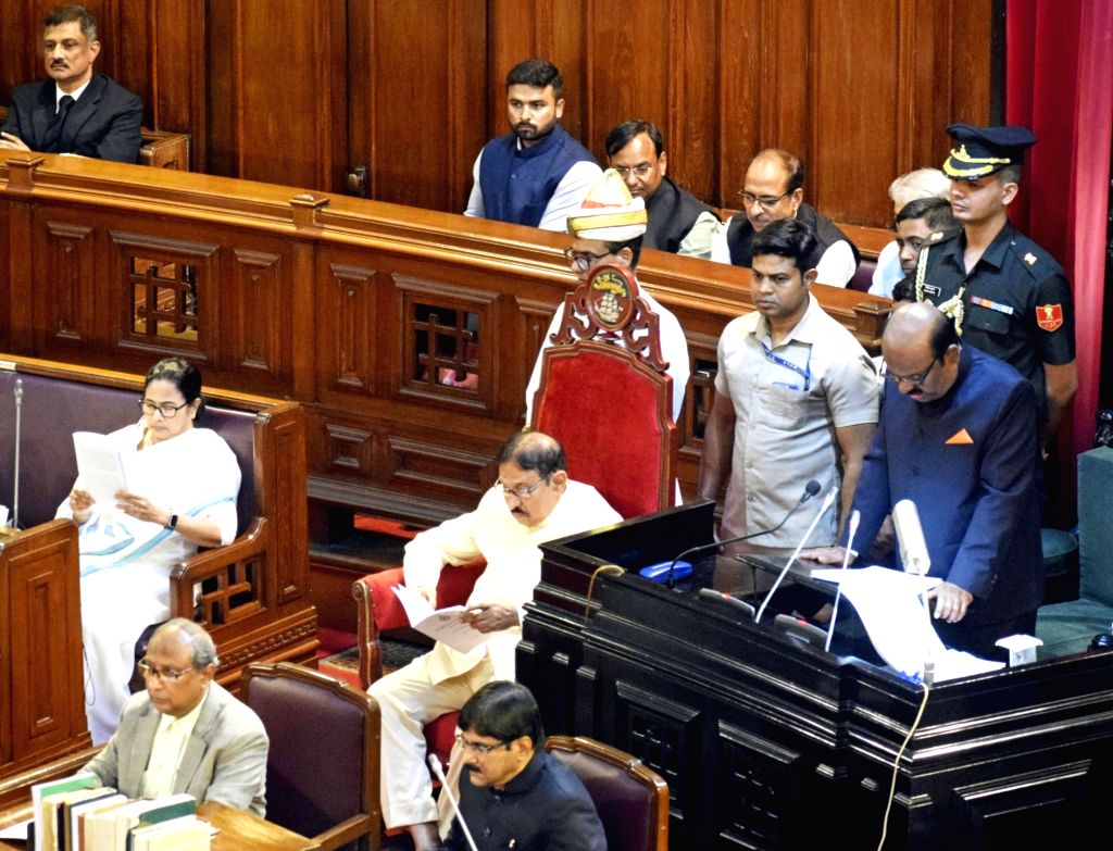 First day of state budget session at West Bengal Assembly