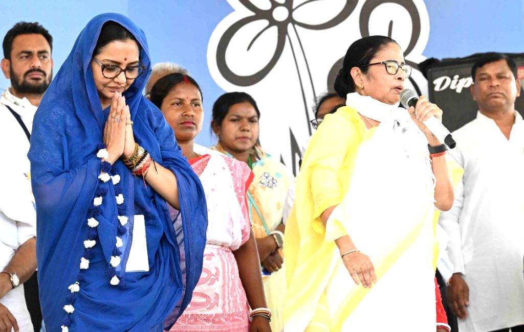 West Medinipur: West Bengal Chief Minister Mamata Banerjee during an ...