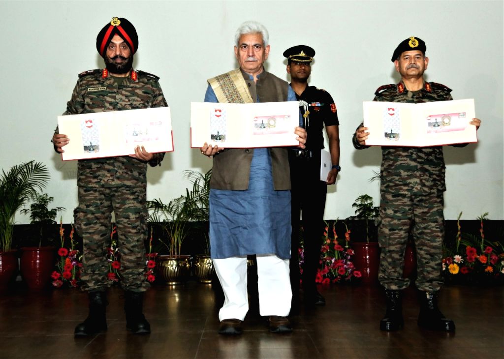 J&K LG greets White Knight Corps on 50th raising day