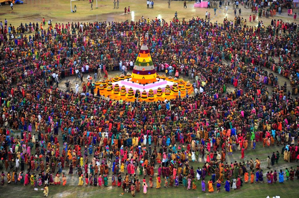 Bathukamma festival celebrations
