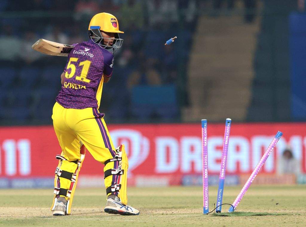 Women's Premier League (WPL) 2024 cricket match between Mumbai Indians ...