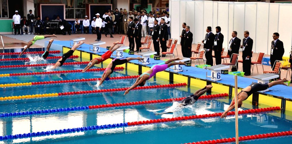 12th South Asian Games - 200 meter swimming - women