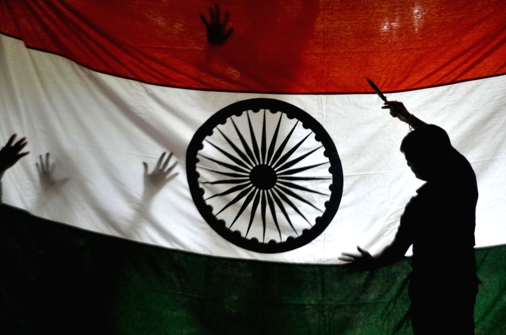 National flag making preparation