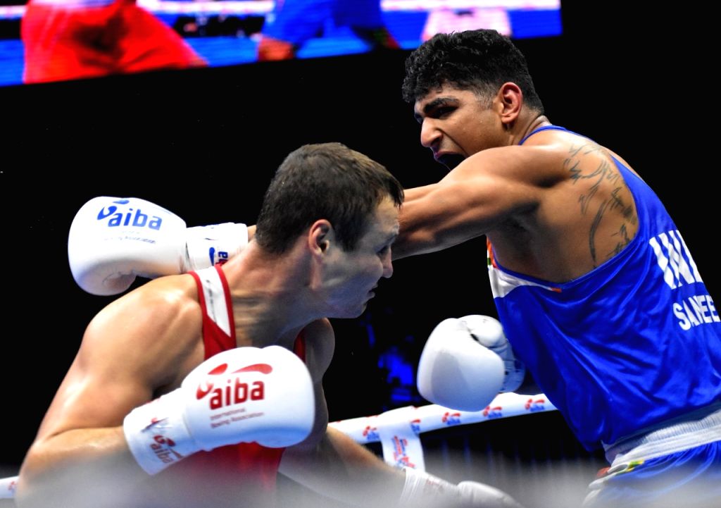 Free Photo: World Boxing C'ship: Sanjeet, Akash advance into pre-quarters